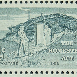 Mint 4c Stamp Sheet, Homestead Act, Scott Catalog #1198 X 50 Stamps - Etsy