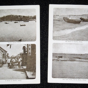 Postcards, Chefoo China Scenes, Taku Forts, Pei-ho River - Etsy