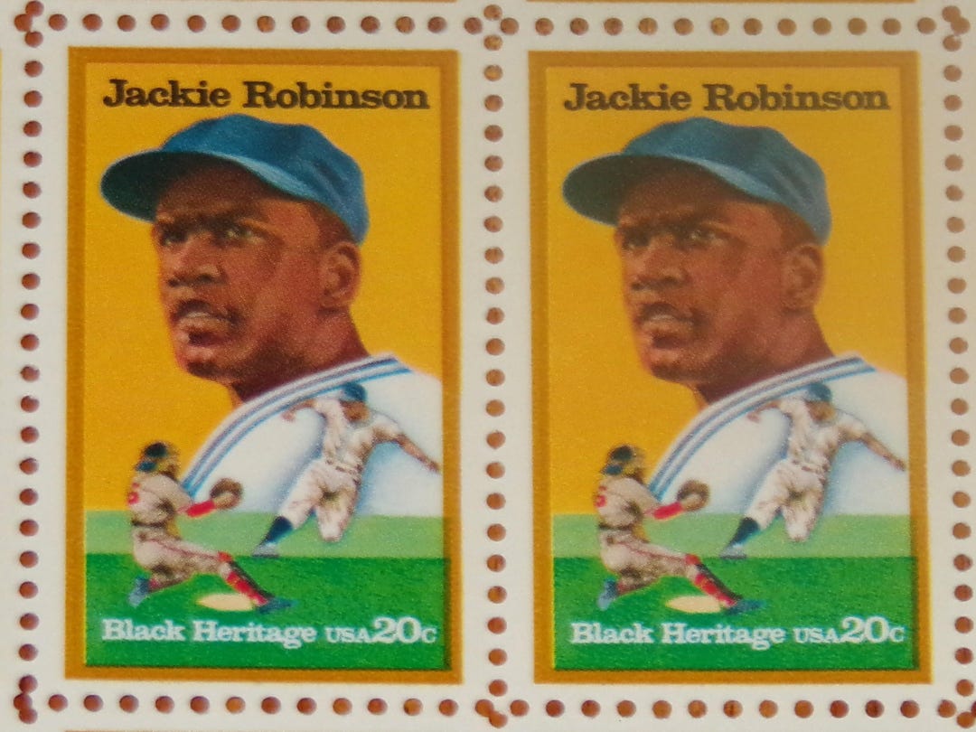 USA Mint Stamp Sheet, 20c X 50, Scott 2016, Jackie Robinson, Baseball ...