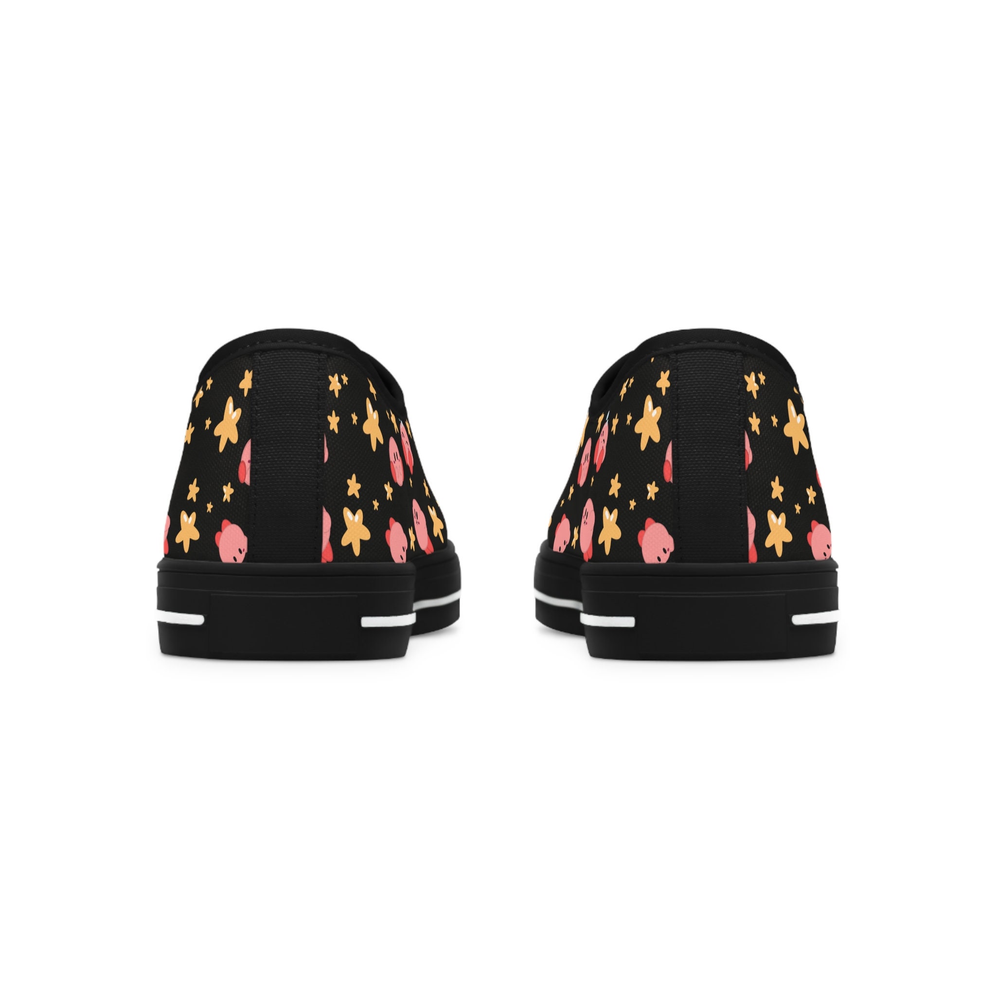 Kirby Fan Art Pattern - Gaming - Shoes - Women's Low Top Sneakers sold ...