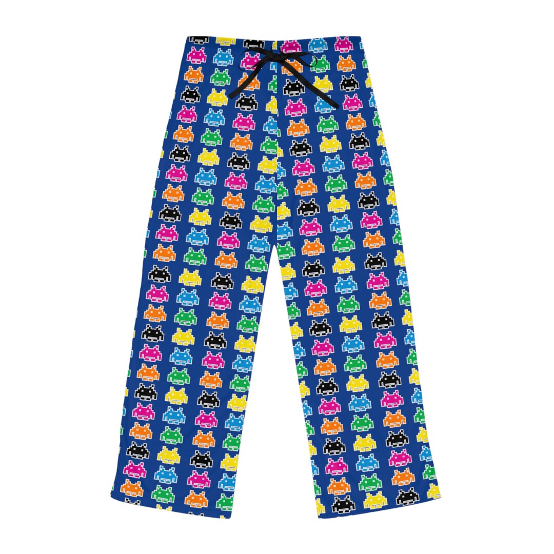 Classic Arcade Pjs Space Invaders Sleepwear 70s 80s - Etsy