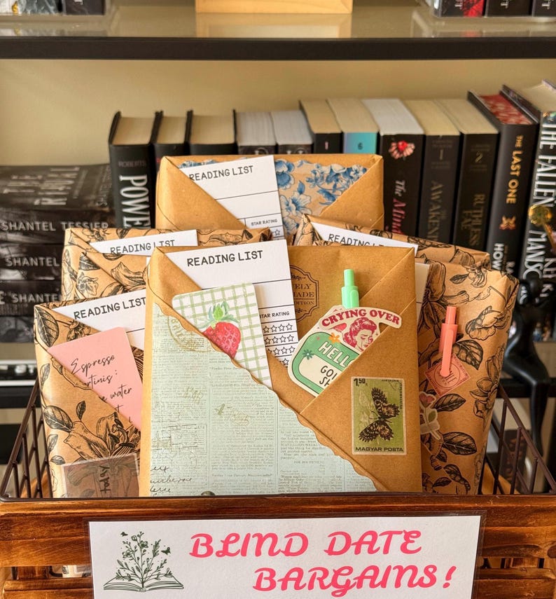 Blind Date With a Book – Wrapped Surprise Used Novel, Mystery Book Gift ...