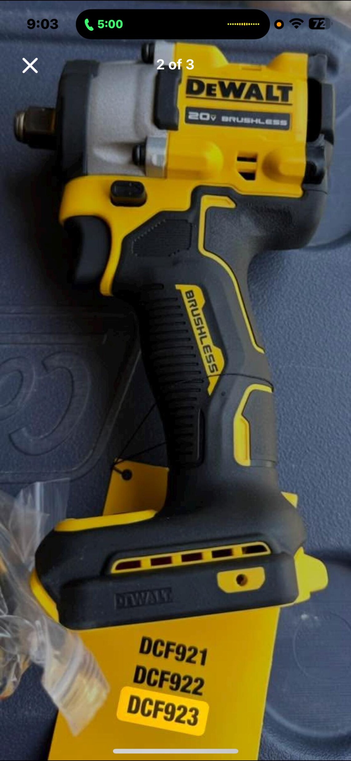 Dewalt 20V Impact Wrench New DCF921 - Etsy