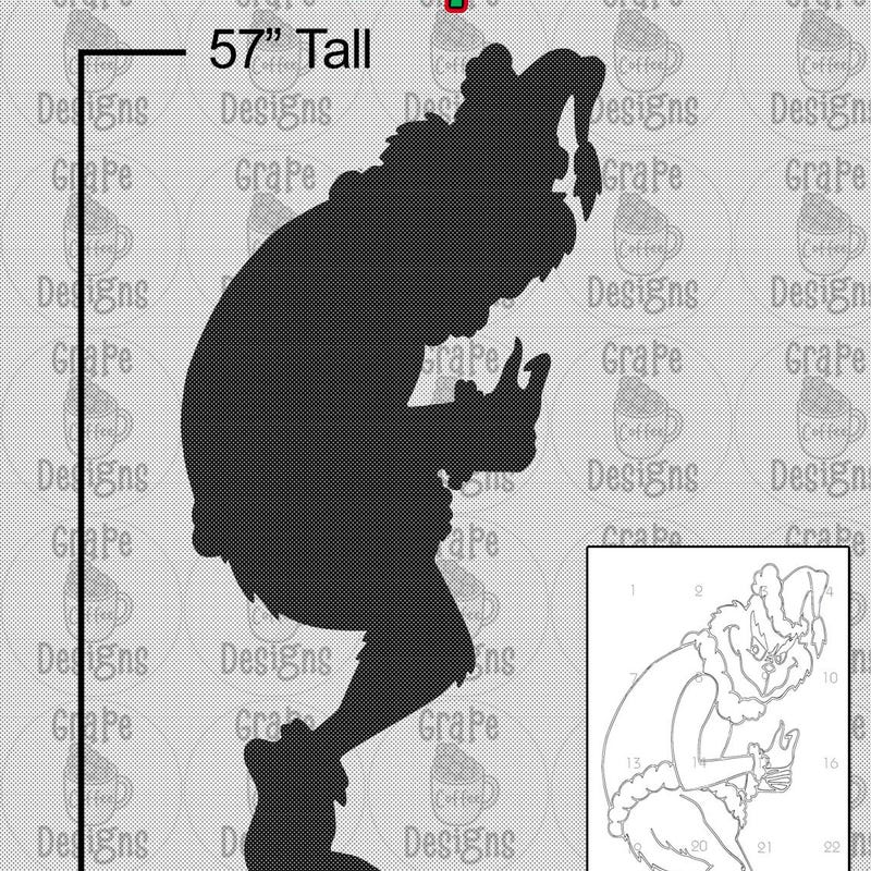 Traceable Grinch - Etsy