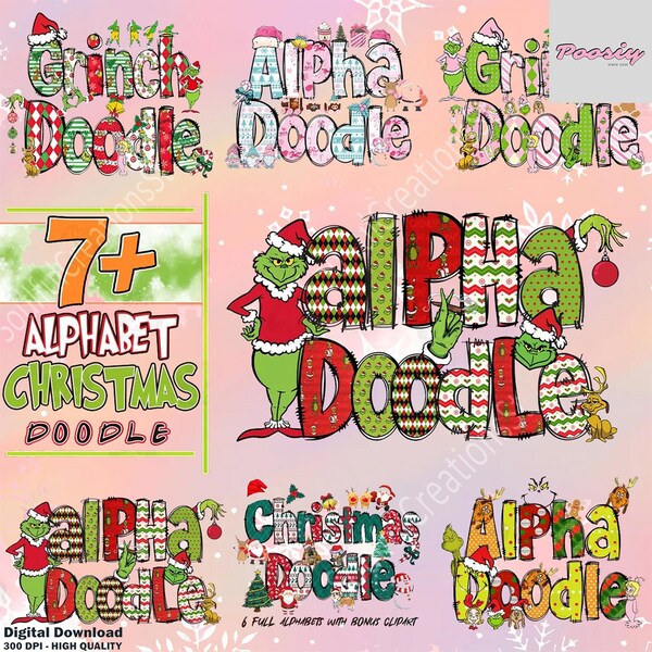 Doodle Alphabet - Etsy