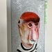 Proboscis Monkey Portrait on a Playing Cards. 2011 - Etsy