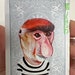Proboscis Monkey Portrait on a Playing Cards. 2011 - Etsy