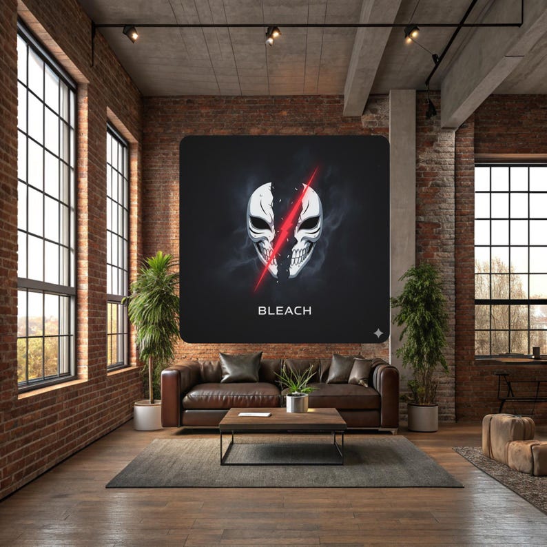 Bleach Poster : Ichigo Kurosaki Posters, Hallow Mask Art (digital ...