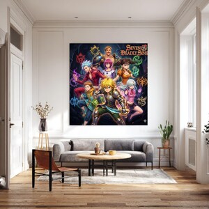Seven Deadly Sins Poster - Collage | Meliodas Posters, Wall Art | Manga ...