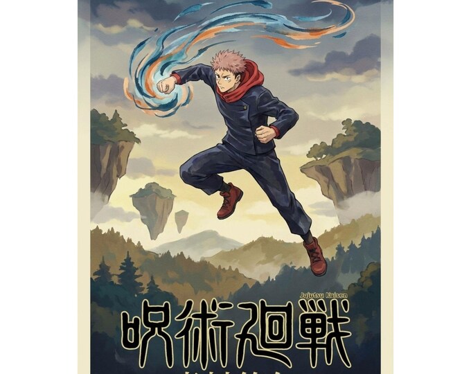 JJK Jujutsu Kaisen Anime Manga Poster, Satoru Gojo, Japenese Manga Wall ...