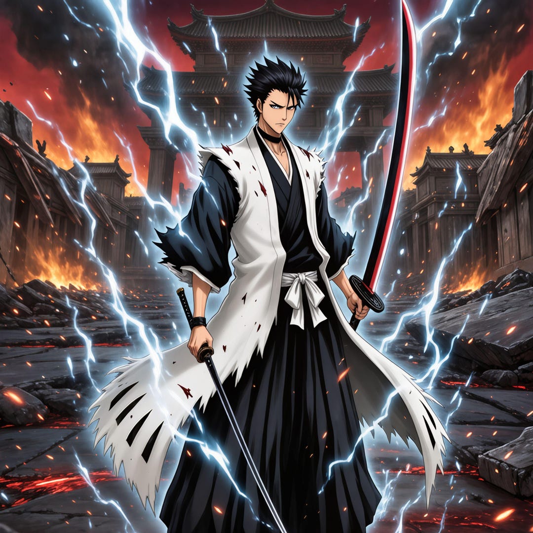 Bleach Poster, Wall Print | Ichigo Kurosaki Posters - Tensa Zangetsu ...