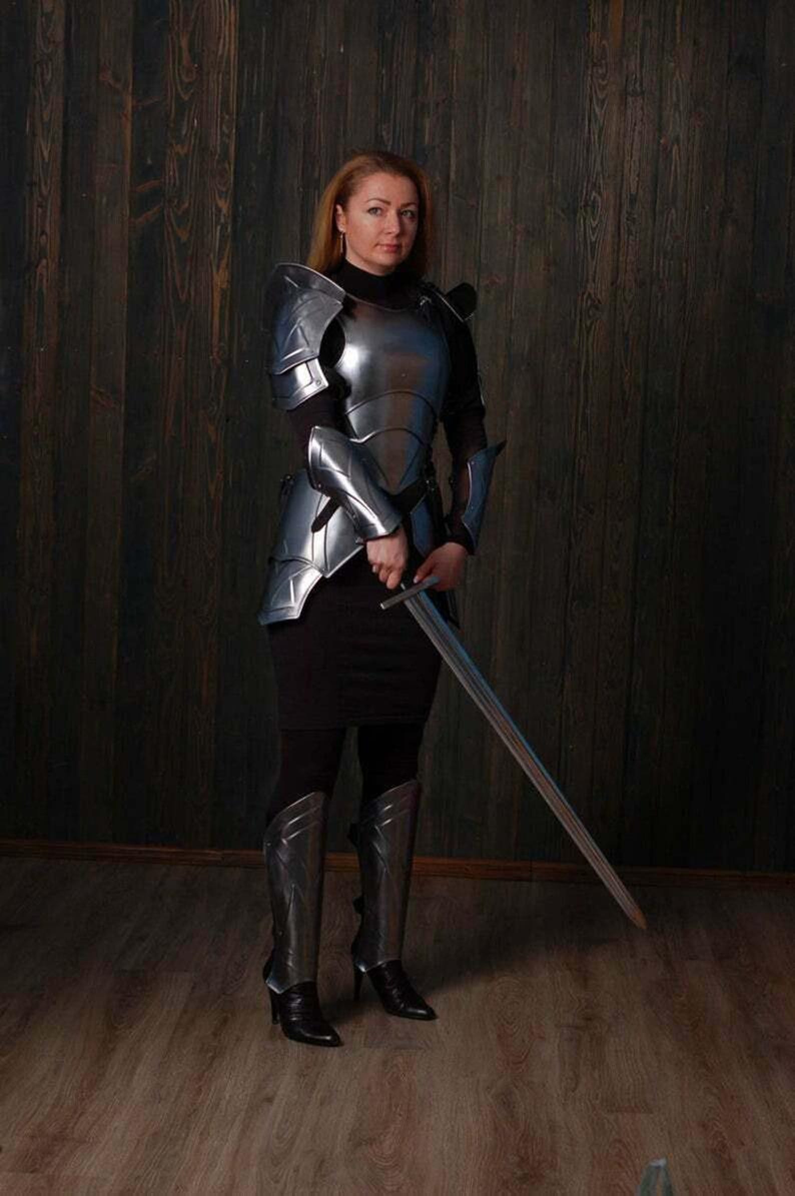 Handmade Steel Lady Knight Armor Costume: Medieval Female Cuirass - Etsy
