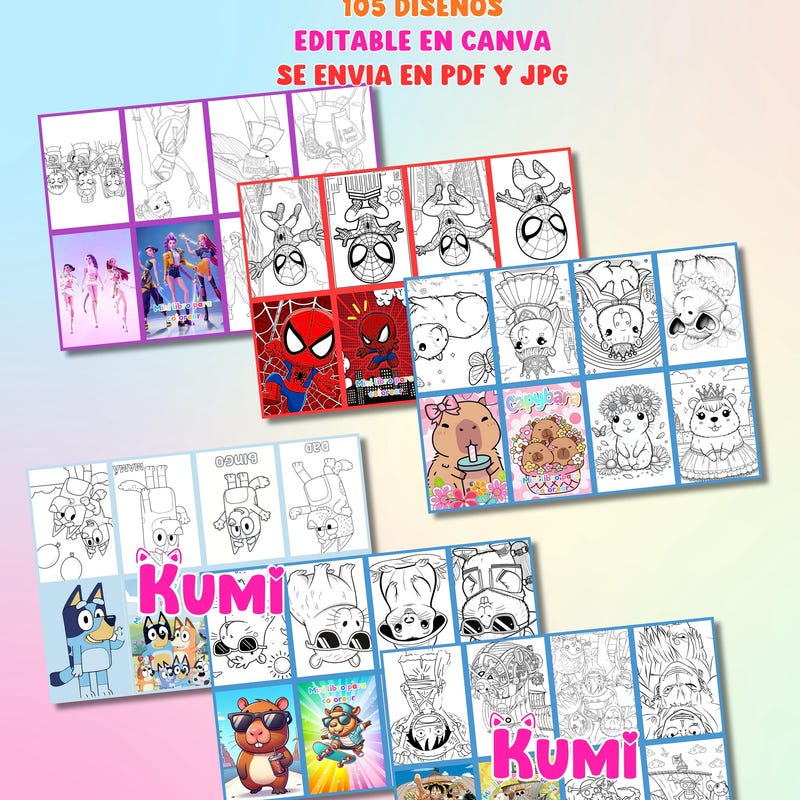 Mini Books Sheets - Etsy