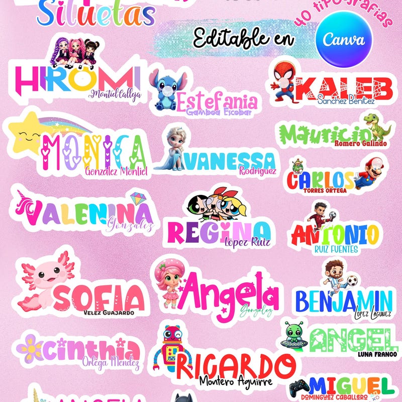 Sticker Sonic Name Labels - Etsy