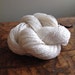 Linen Chainette Yarn, Knitting, Weaving, Crochet, Bleached White, 100 ...