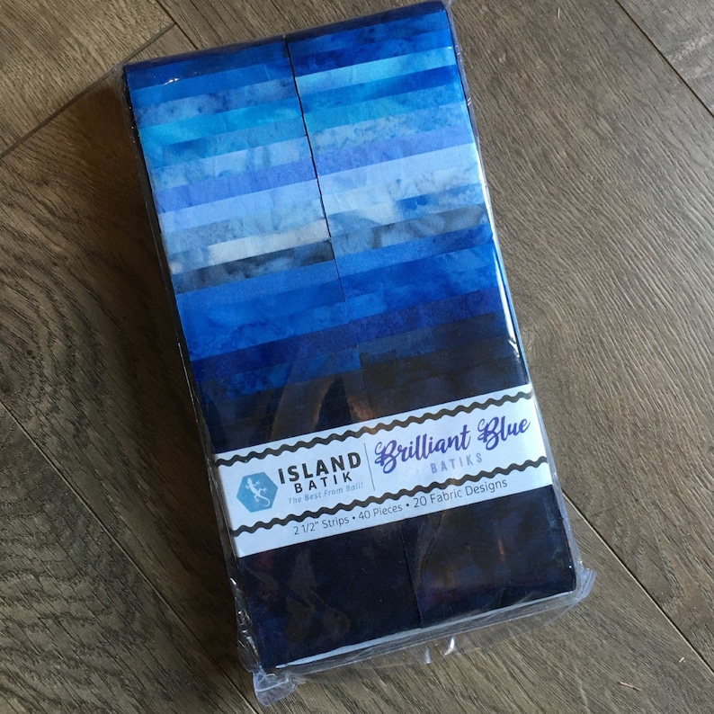 Island Batik Strip Packs, WATERCOLOR BASICS, 20 Fabrics, 40 Strips Each ...