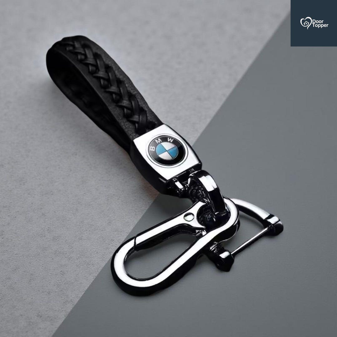 Bmw Leather Keyring, Bmw Keychain With Bmw Logo, M-sport Coloured ...