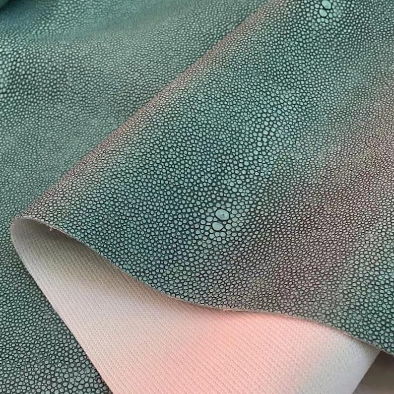 Shagreen Leather | Faux Stingray Leather Upholstery, Jewelry Making ...