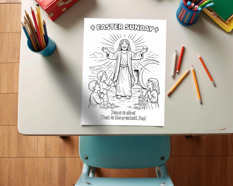 Holy Week Coloring Pages for Kids | Easy Faith Teaching Tool | Palm ...