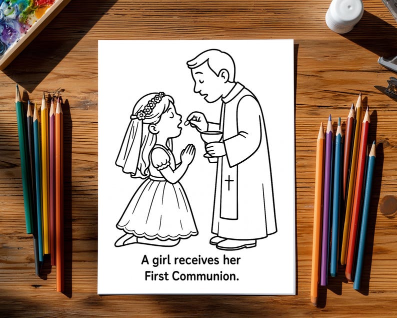 Complete Catholic Coloring Page Bundle | 27 Printable Worksheets ...