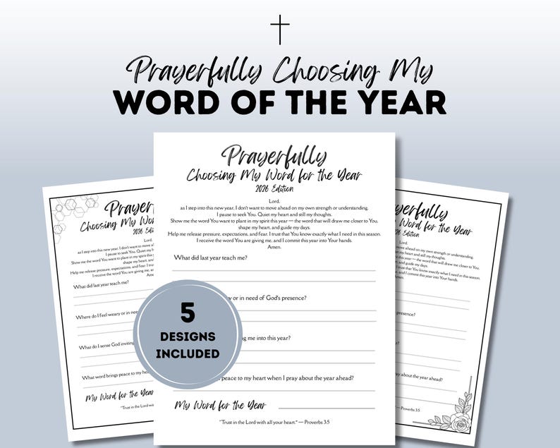 Prayerfully Choosing My Word of the Year | Christian New Year Prayer ...