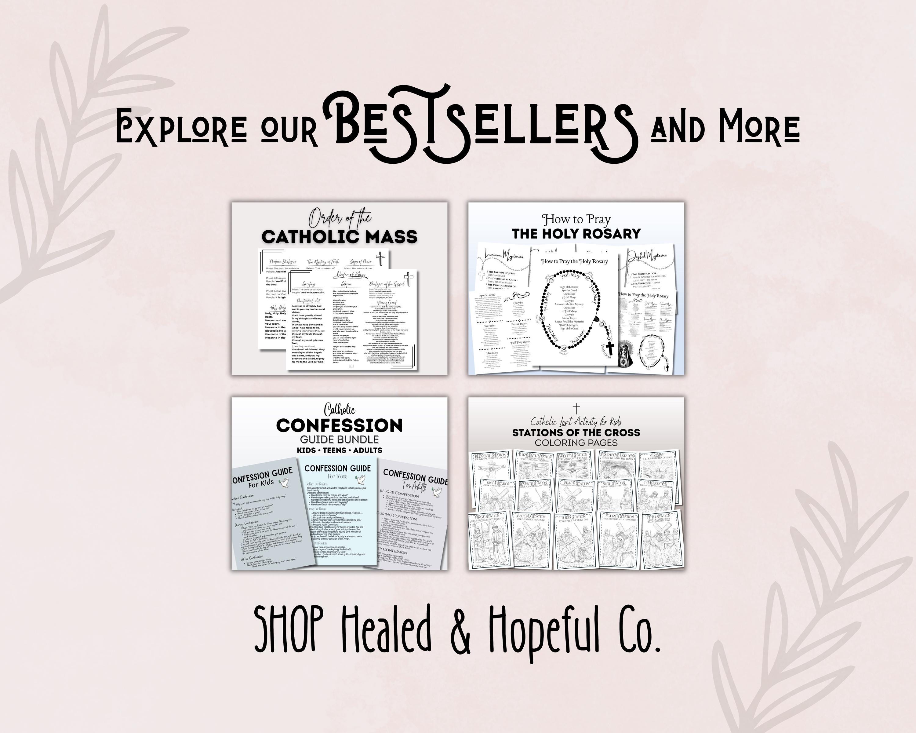 Catholic Mass Coloring Pages for Kids: Printable CCD Activity (digital ...