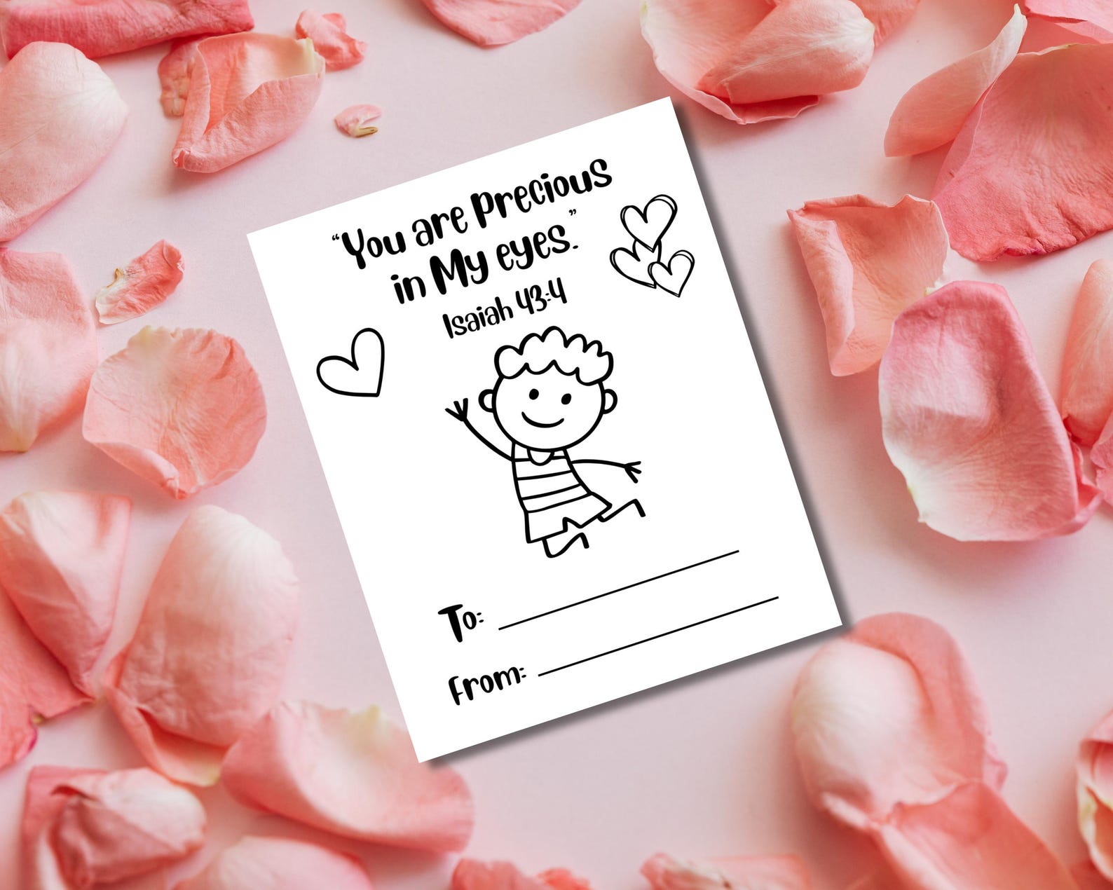 Bible Verse Valentine Cards for Kids | Christian Valentines Printable ...