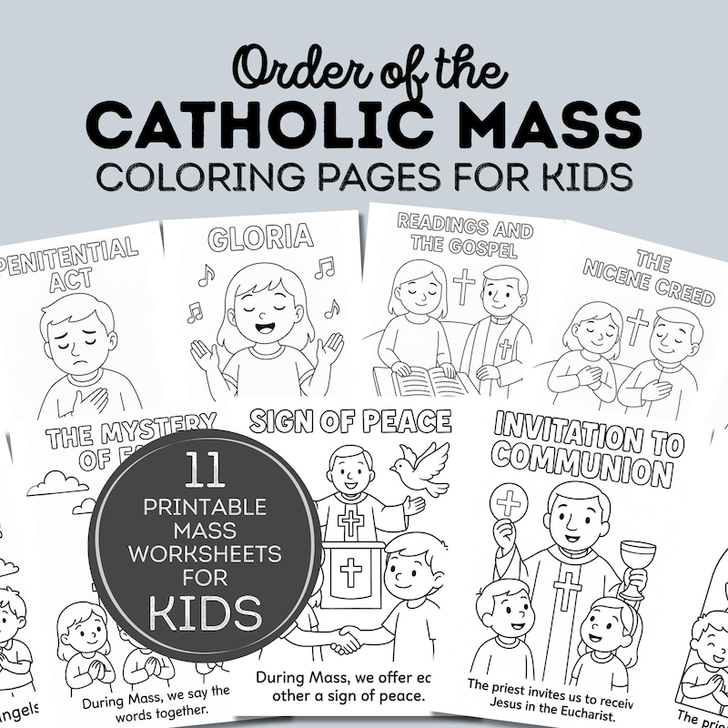 Communion Coloring Kit - Etsy UK