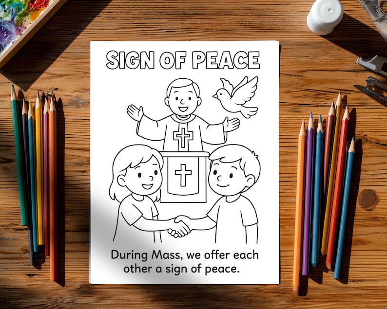 Catholic Coloring Page Bundle | Holy Days, Mass, Confession, Communion ...