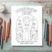 Catholic Mass Coloring Pages for Kids: Printable CCD Activity (digital ...