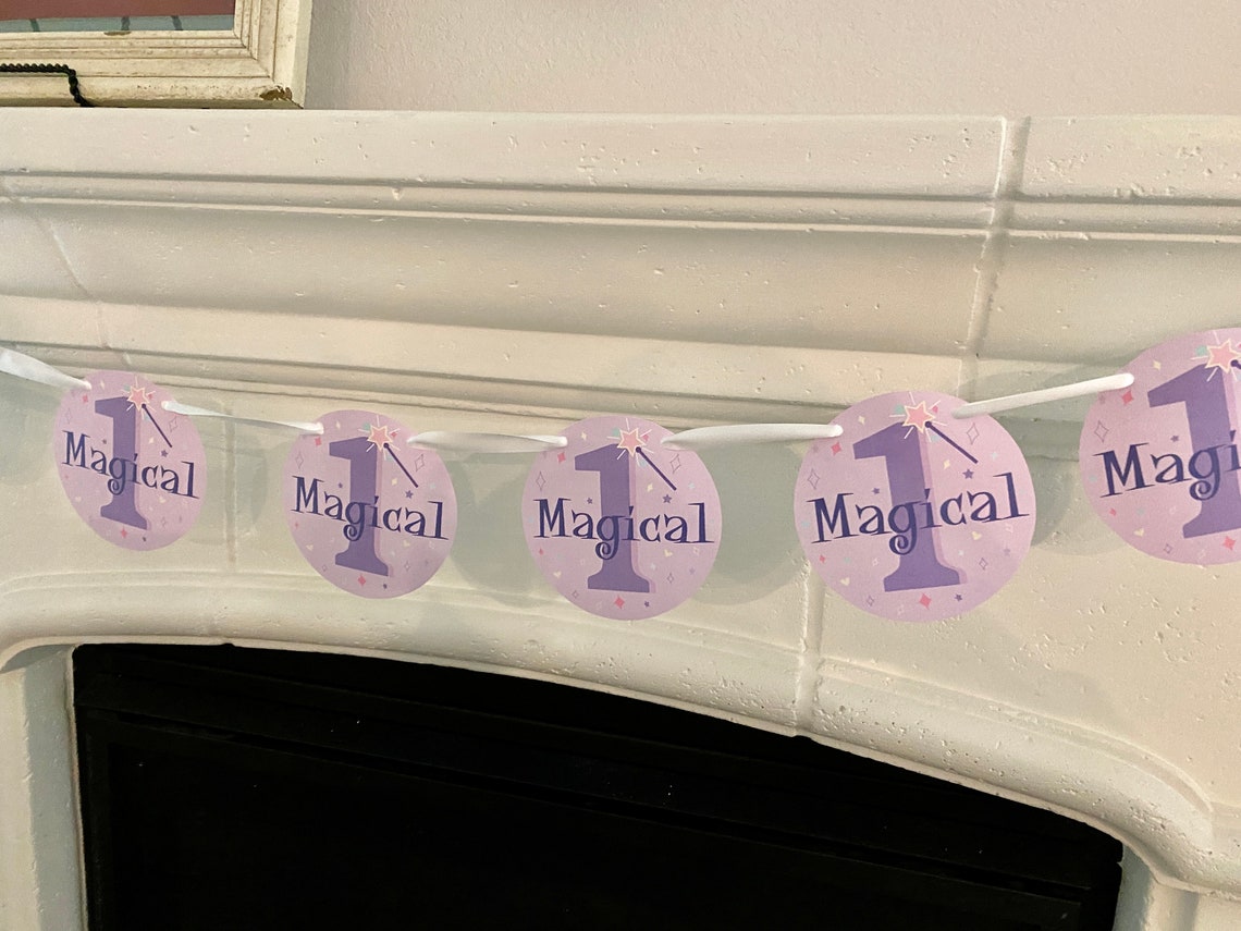 Printable Magical One Banner | Etsy