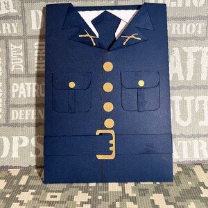 Military Jacket Pocket Card - Etsy