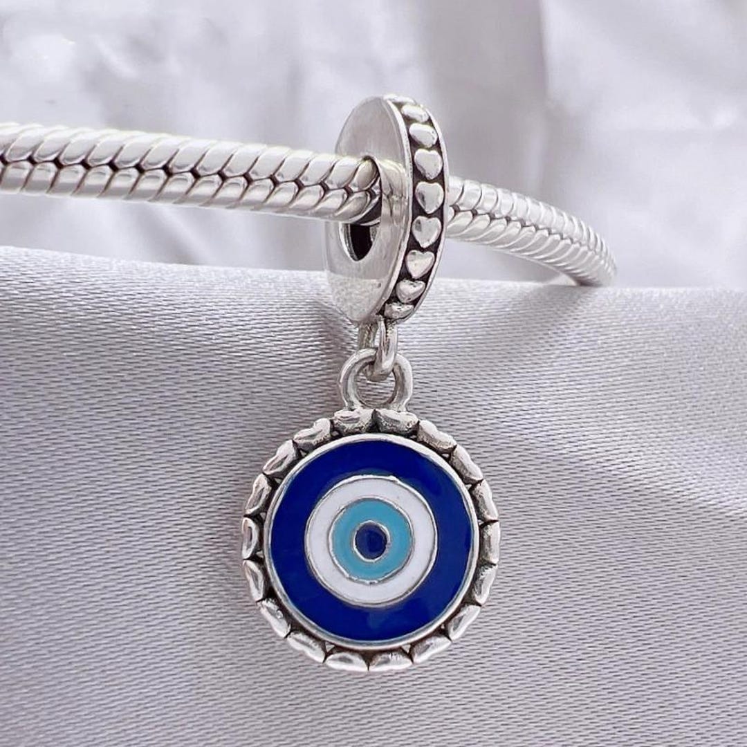 Pandora Evil Eye Blue Enamel Hanging Charm Ale S925 - Etsy