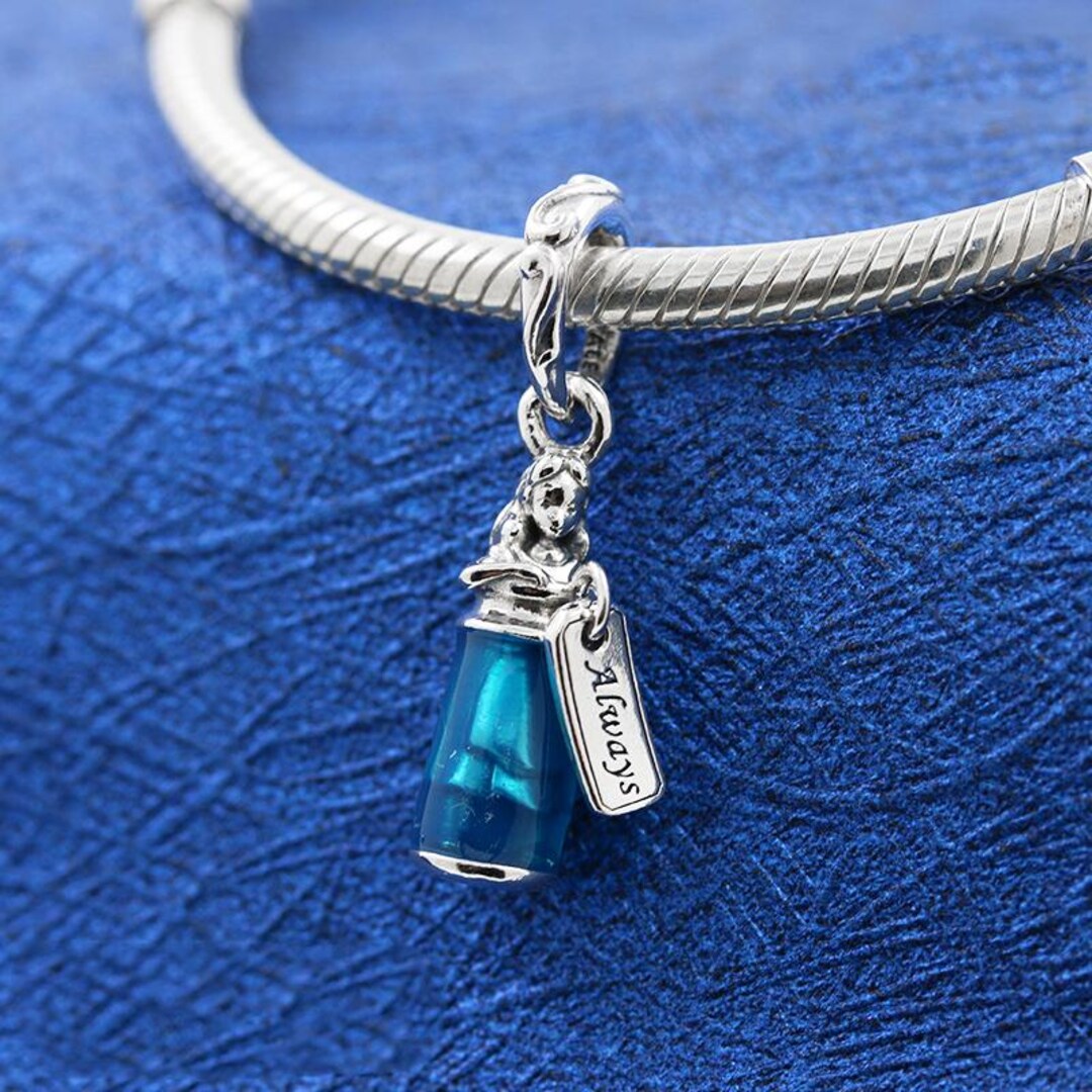 2021 Silver Pandora Alice in Wonderland Drink Me Dangle Charm - Etsy