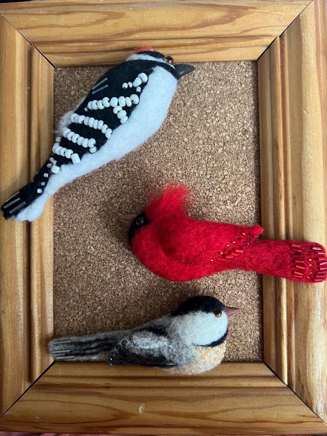 Handmade Needle Felted « bird» Brooch Choose One! - Etsy