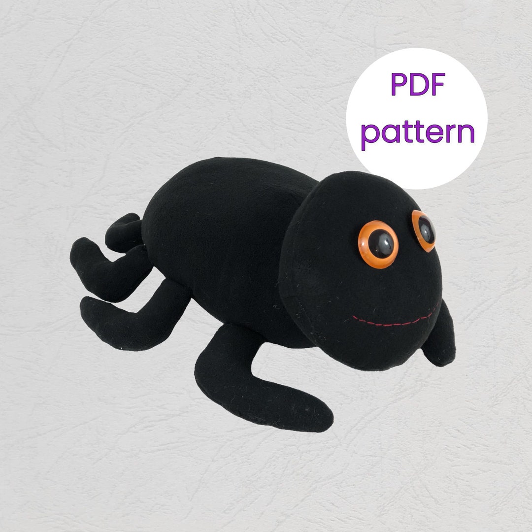 Sewing Pattern Spider | Halloween Pattern PDF | Plush Pattern | Spider ...