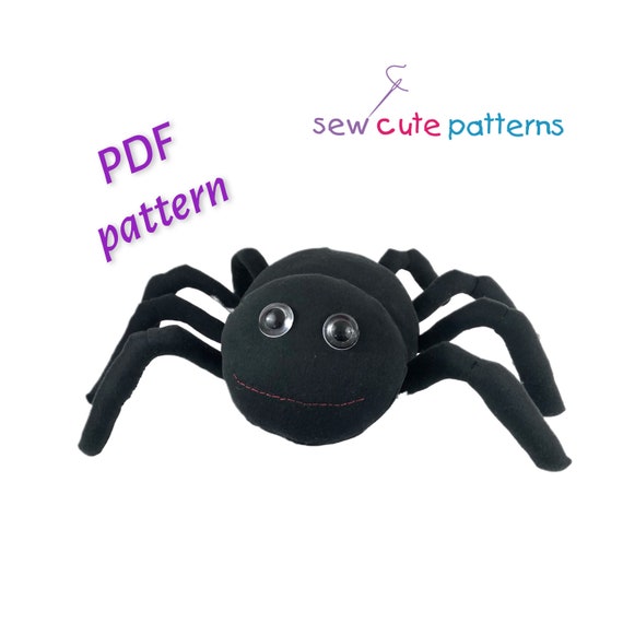 Stuffed Spider Pattern Sewing Pattern Digital Halloween - Etsy