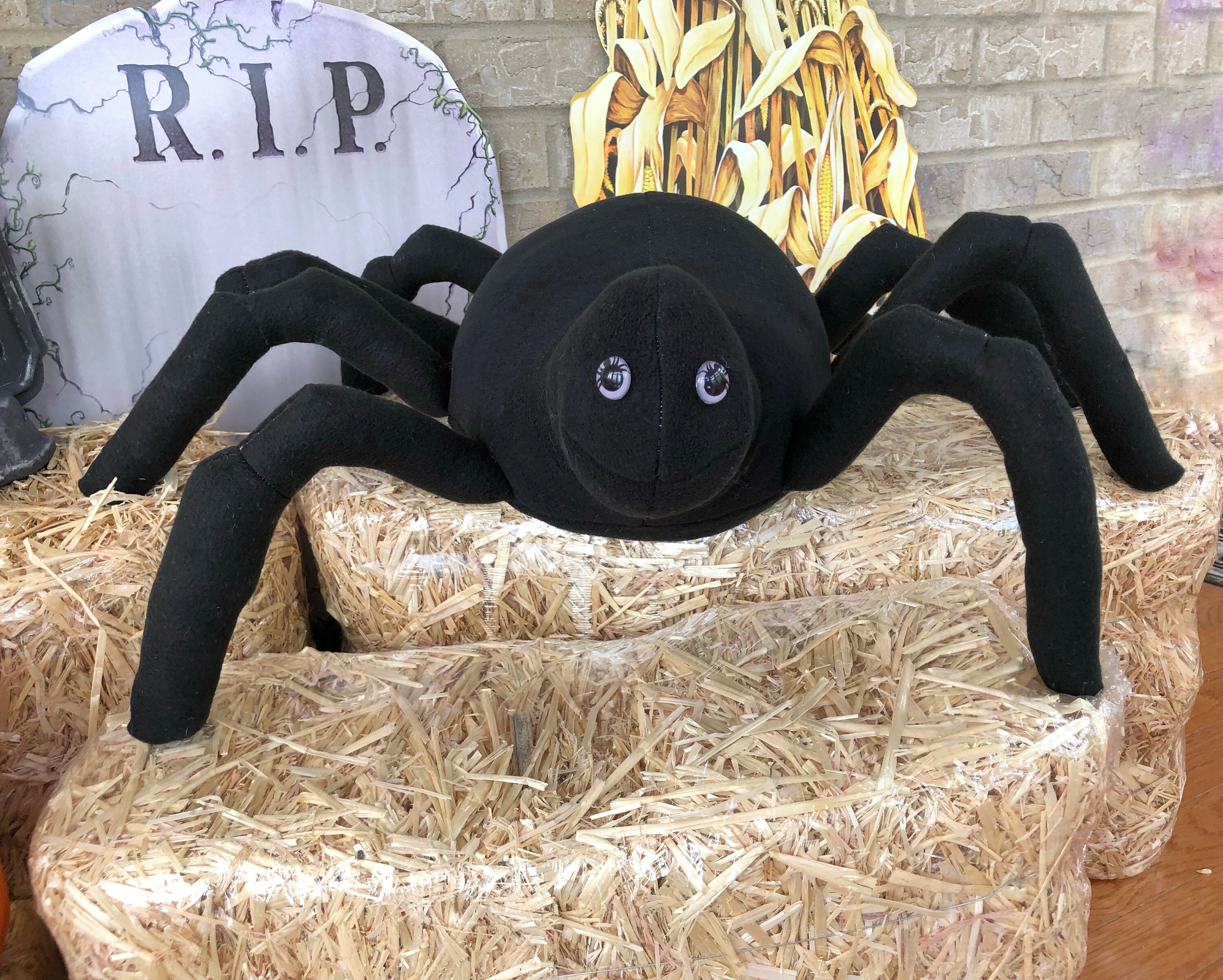 Spider Pattern DIY Halloween Decorations Spider Template | Etsy