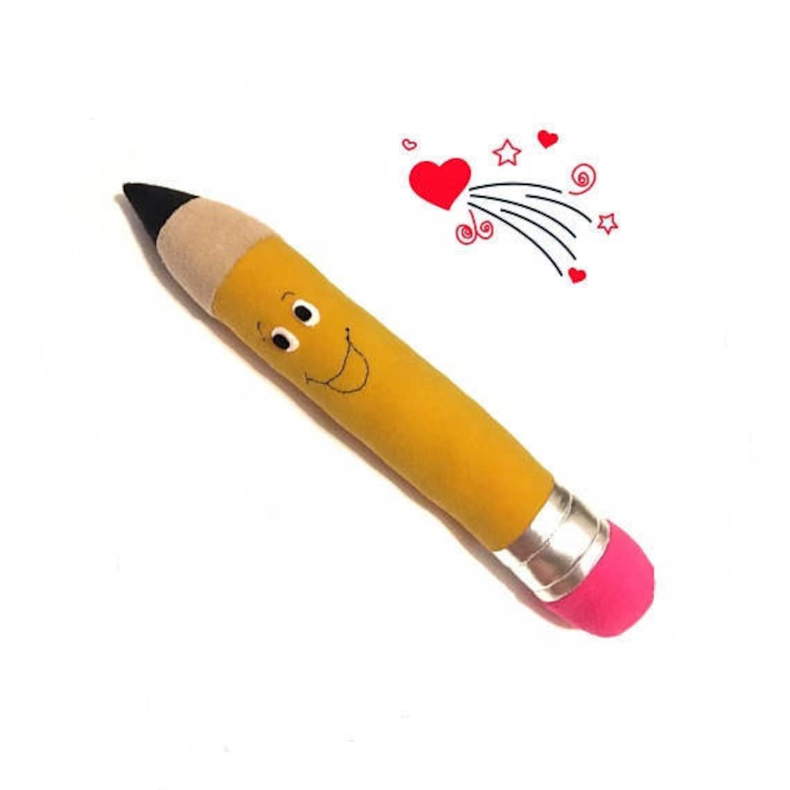 Plush Toy Pencil Pattern Plushie Pattern Stuffed Pencil | Etsy