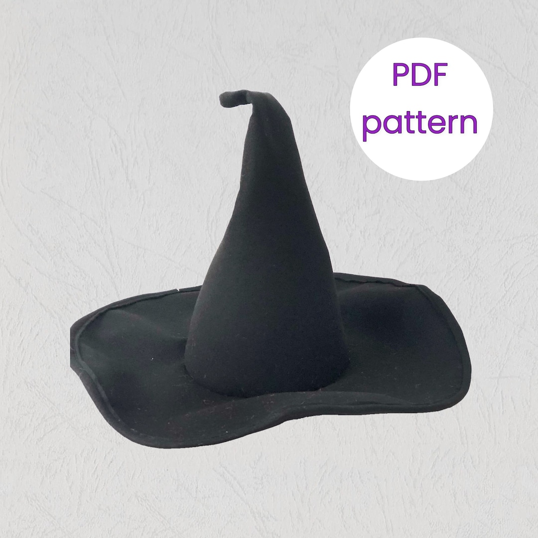 Witch Hat Sewing Pattern: DIY Halloween Costume (PDF Pattern) - Etsy