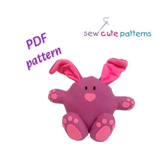 Bunny Pattern Rabbit Pattern Plush Pattern Stuffed | Etsy