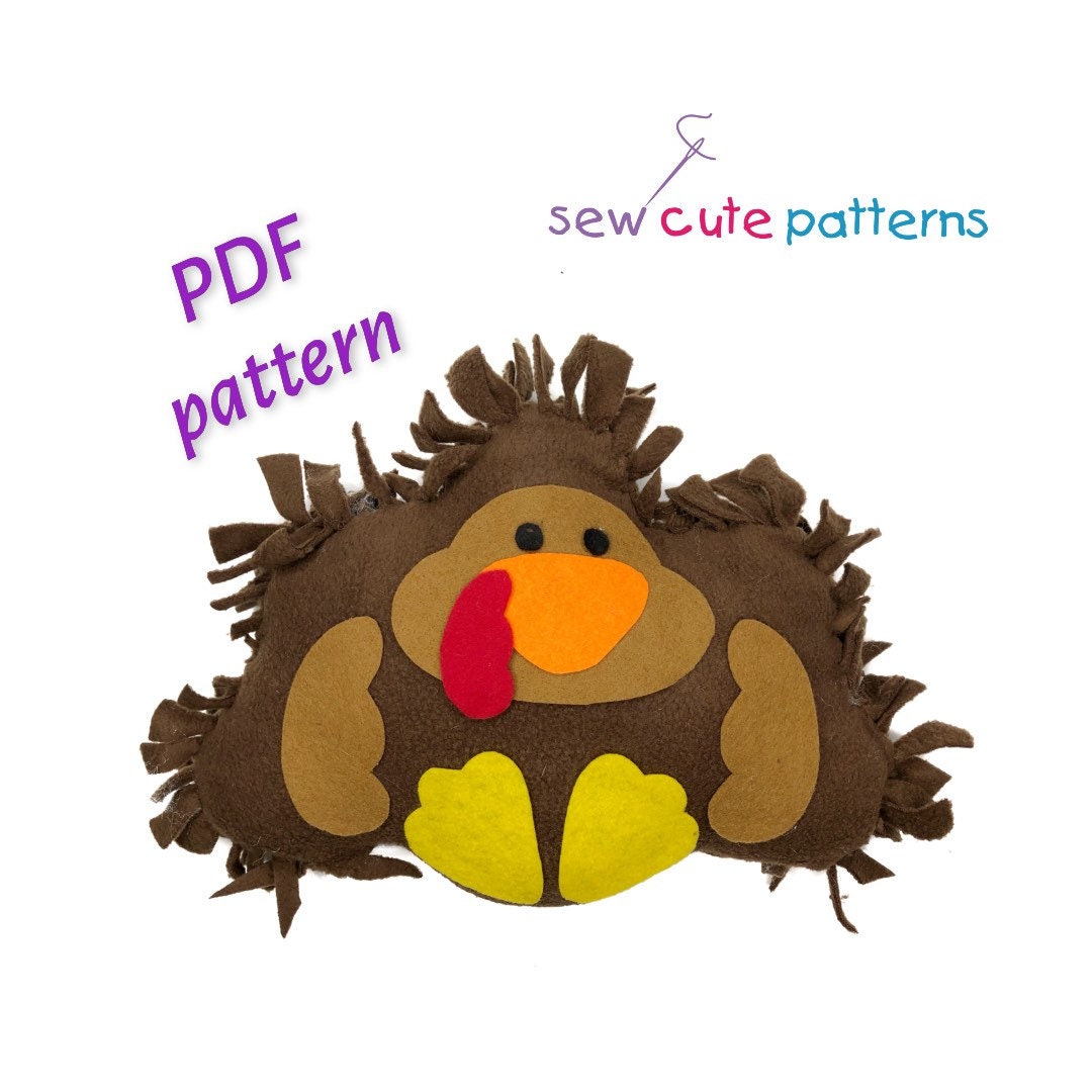 Turkey Pattern Thanksgiving Pattern Turkey Template - Etsy