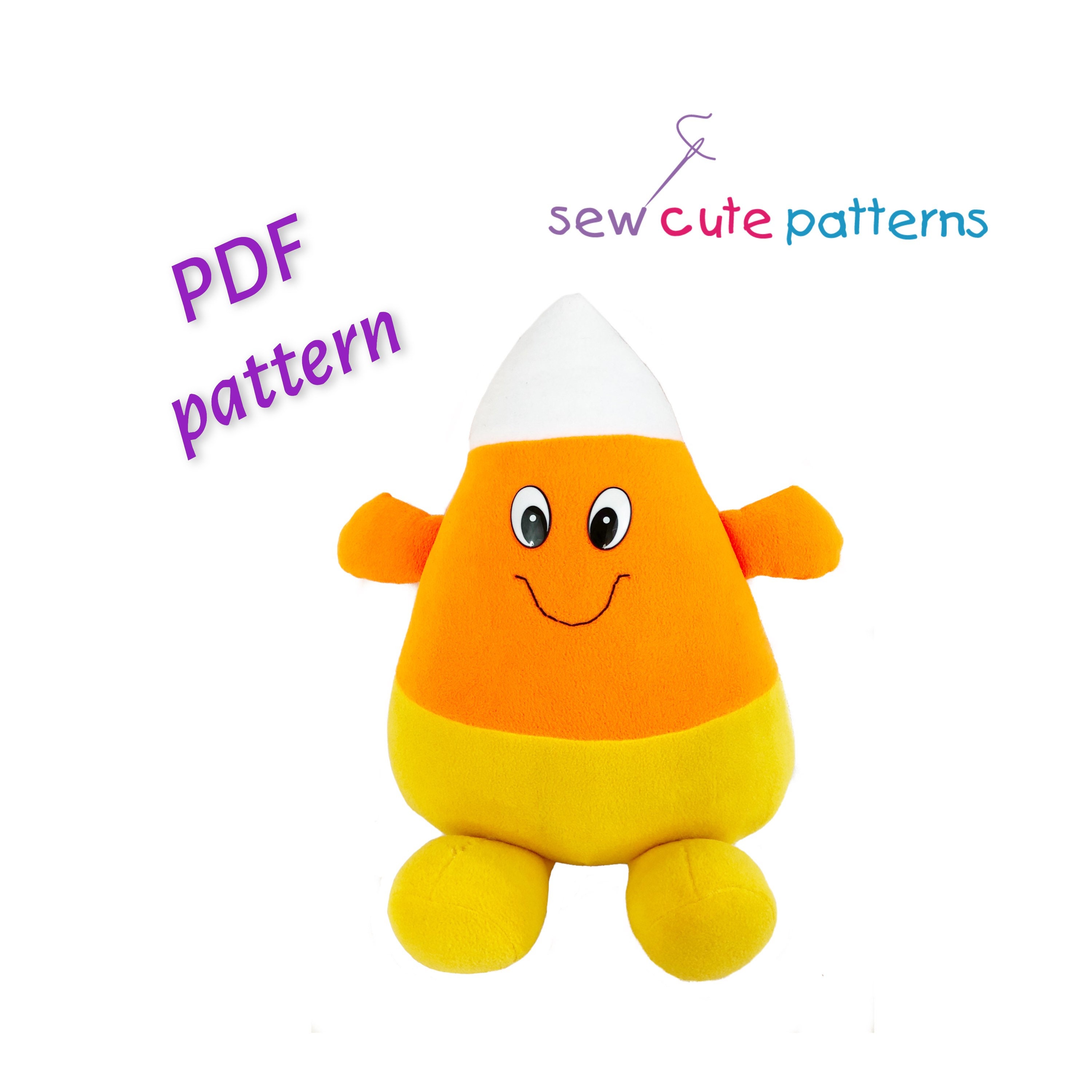 Plush Candy Corn Pattern Sewing Pattern Halloween Pattern - Etsy