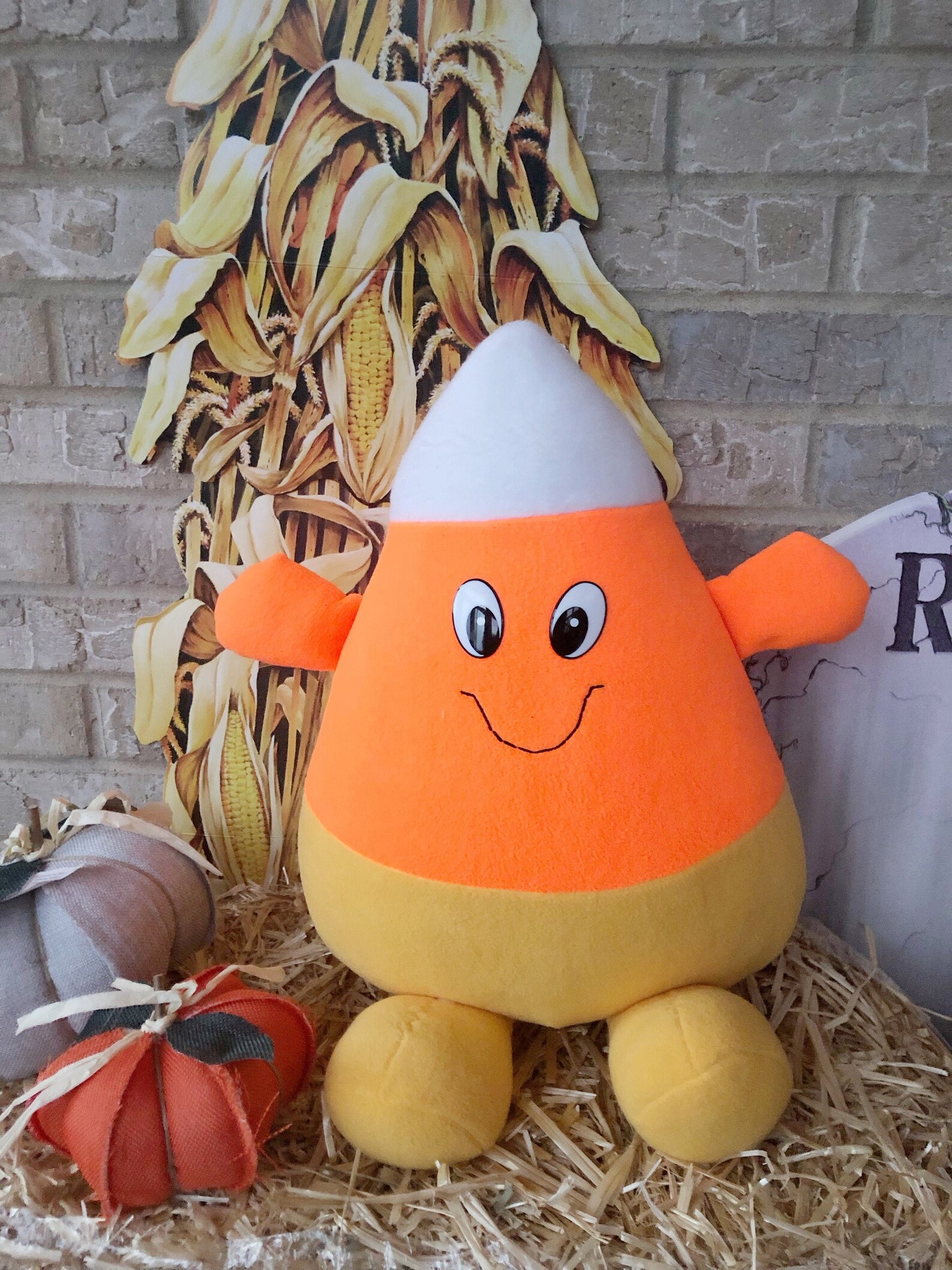 Plush Candy Corn Pattern Sewing Pattern Halloween Pattern | Etsy