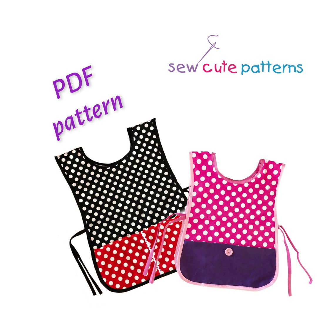 Mother Daughter Apron Sewing Patterns Apron Templates - Etsy