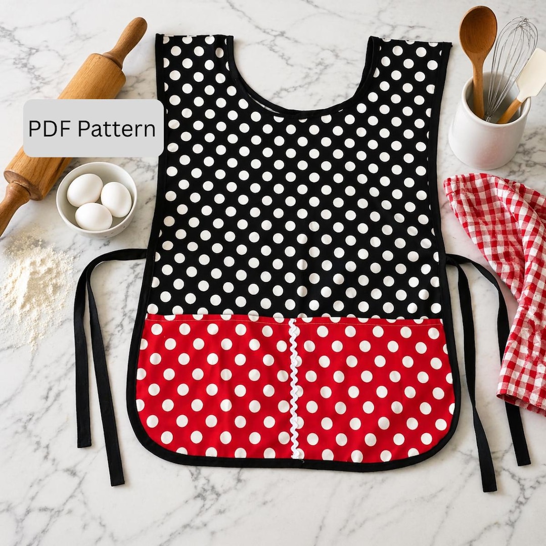 Adult Cobbler Apron Sewing Pattern: Beginner Art Smock (digital Pattern ...