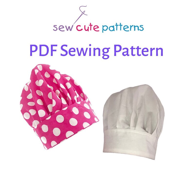 Chef Hat Pattern Sewing Pattern Digital Pattern Instant | Etsy