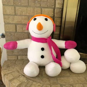 Snowman and Snowballs Sewing Pattern | Snowman Template | DIY Snowman ...