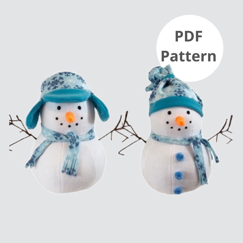 Stuffed Snowman - Etsy