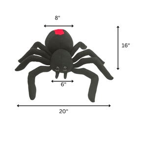 Redback Spider Plush Sewing Pattern: DIY Halloween Stuffed Animal 16" X ...